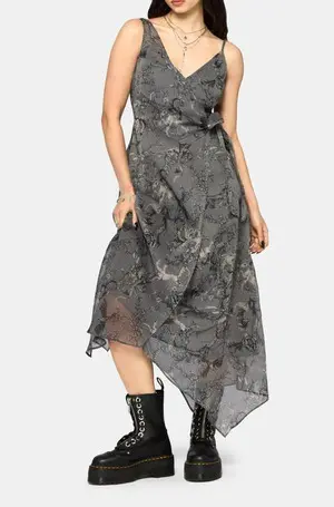 DISTURBIA Mer-unicorn Enchanted Forest Midaxi Dress