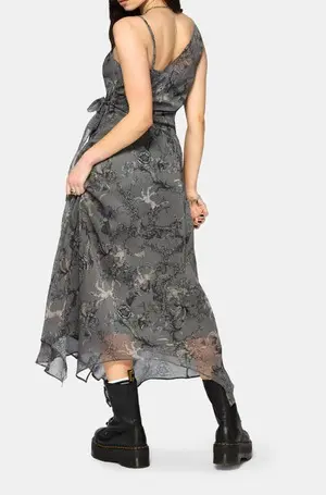 DISTURBIA Mer-unicorn Enchanted Forest Midaxi Dress