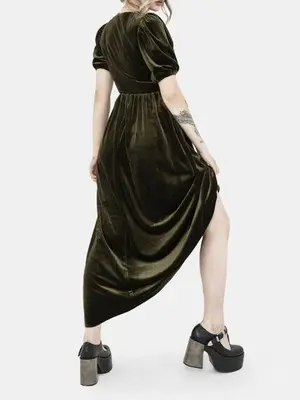 DISTURBIA Noura Floral Dragonfly Midaxi Dress