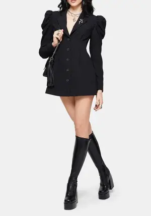 DISTURBIA Maura Tailored Blazer Dress