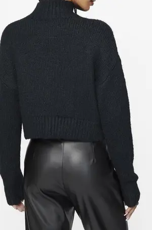 DISTURBIA Phantom Cotton Cross Sweater