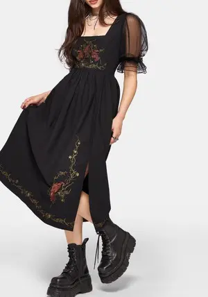 DISTURBIA Phoenix Midi Dress