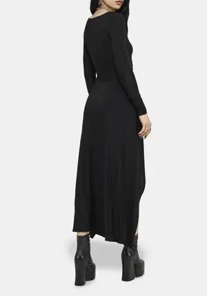 DISTURBIA Bellamira Ring Waist Midaxi Dress