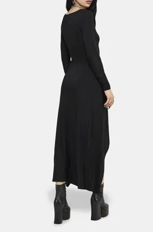 DISTURBIA Bellamira Ring Waist Midi Dress