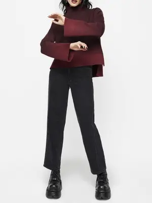 DISTURBIA Nightjar Ombre Knit Sweater