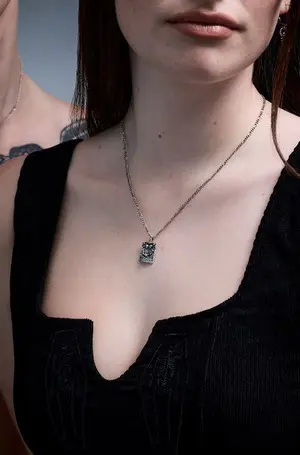 DISTURBIA Amorata Lovers Sterling Necklace