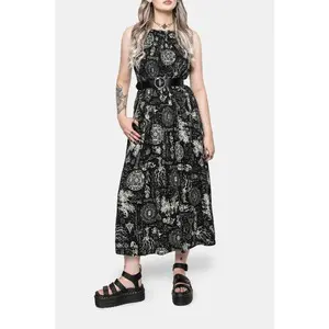 DISTURBIA Trinity Moon Midaxi Dress - Black