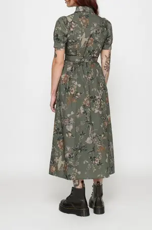 DISTURBIA Poison Eden Midi Shirt Dress