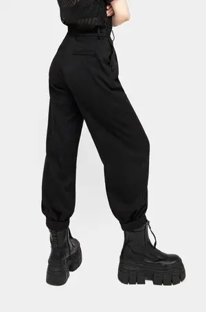DISTURBIA Diane Embroidered Balloon Trousers