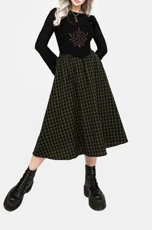DISTURBIA Terra Midi Skirt