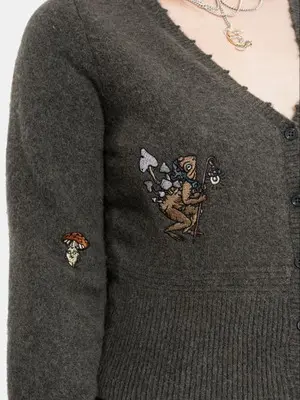 DISTURBIA Hexborn Baba Yaga Knit Cardigan