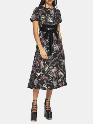 DISTURBIA Merunicorn Enchanted Forest Midi Dress