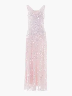 NEEDLE & THREAD Freya Embellished Georgette Gown