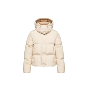 Moncler Castlenew Hooded Down Jacket - White