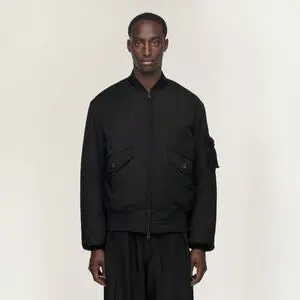 Adidas Y-3 Nylon Bomber Jacket - Black