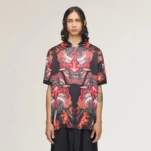 Adidas Y-3 Red Satin Graphic Jersey