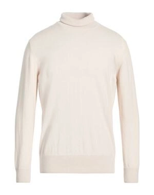 Eleventy Platinum Man Turtleneck Sky Blue Size L Cashmere White