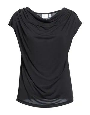 VILA Jersey Draped Neckline Top