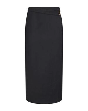Alpha Studio Midi Skirt Size Polyester, Virgin Wool, Elastane - Black