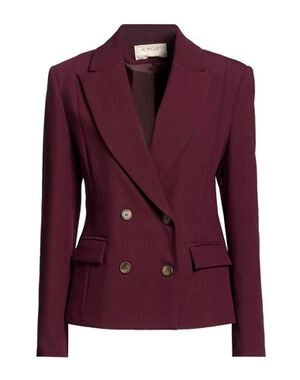 KAOS Blazer Burgundy Size Polyester, Viscose, Elastane - Red