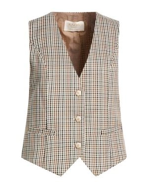 KAOS Tailored Vest Size Polyester, Viscose, Elastane - Beige