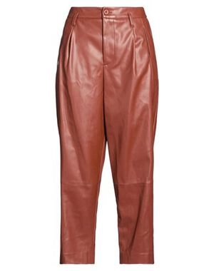 MANILA GRACE Pants Size Polyester, Polyurethane - Brick