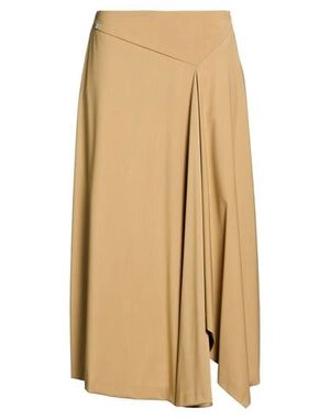 MANILA GRACE Midi Skirt Sand Size Polyester, Viscose, Wool, Elastane - Beige