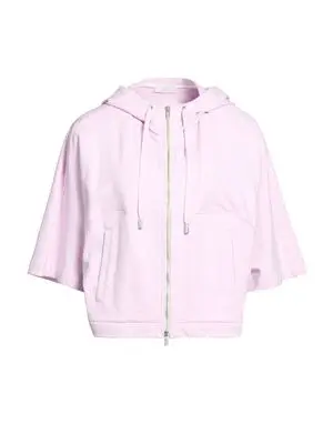 Peserico Sweatshirt Lilac Size Cotton, Elastane