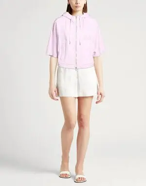 Peserico Sweatshirt Lilac Size Cotton, Elastane