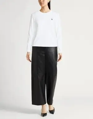 Polo Ralph Lauren Cotton Jersey Long Sleeve Crewneck T-shirt - White