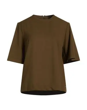KAOS Top Khaki Size Polyester, Viscose, Elastane