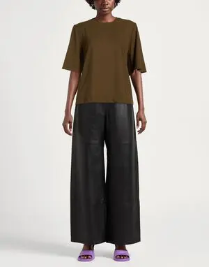 KAOS Top Khaki Size Polyester, Viscose, Elastane