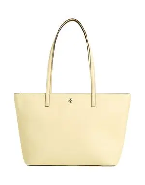 Tory Burch Handbag Pastel Leather - Yellow