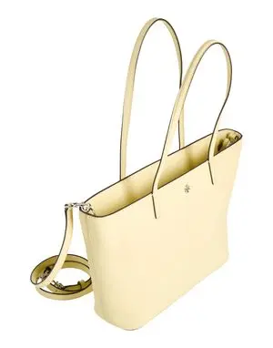 Tory Burch Handbag Pastel Leather - Yellow