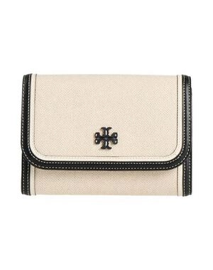Tory Burch Canvas Clutch - White