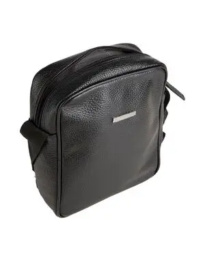 CERRUTI 1881 Calfskin Crossbody Bag With Embossed Logo Detail
