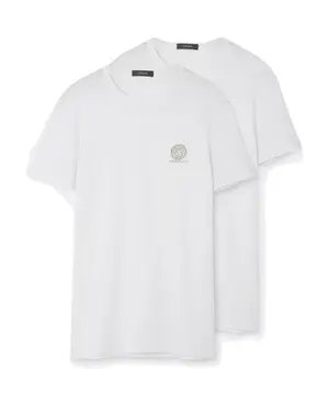 Versace Logo Printed Two-pack T-shirts
