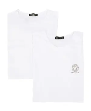 Versace Logo Printed Two-pack T-shirts