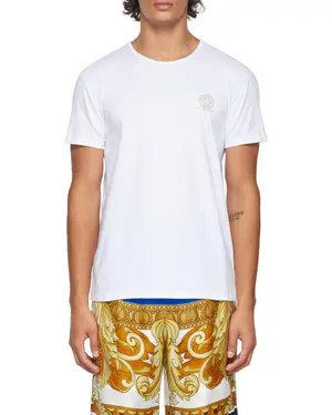 Versace Logo Printed Two-pack T-shirts