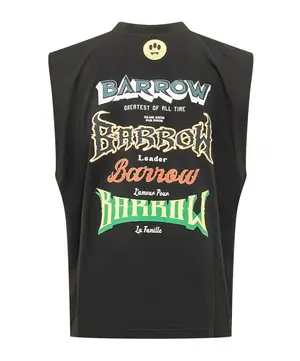 BARROW Logo Printed Sleeveless Top