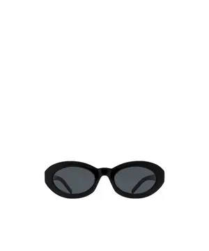 Saint Laurent Oval Sunglasses - Black