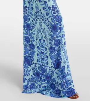 Etro Printed Backless Dress