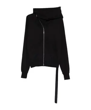 Rick Owens Mountain Zip-up Hoodie - Black