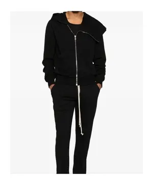 Rick Owens Mountain Zip-up Hoodie - Black