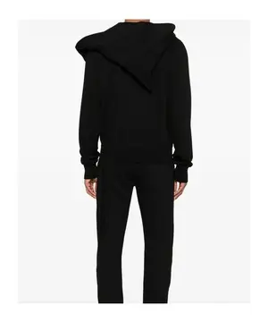 Rick Owens Mountain Zip-up Hoodie - Black
