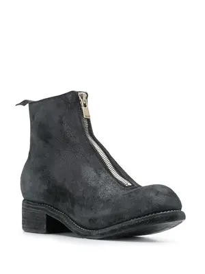 Guidi Front Zip Ankle Boots