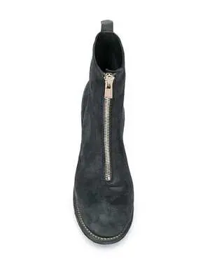 Guidi Front Zip Ankle Boots