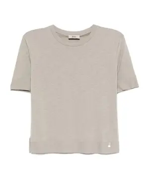 Herno Fine-knit T-shirt - Nude