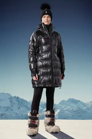 Moncler Rochelair Long Padded Jacket