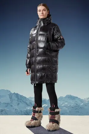 Moncler Rochelair Long Padded Jacket